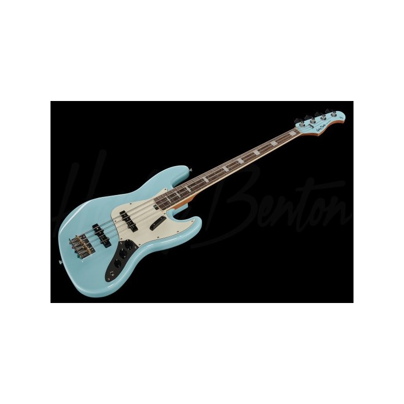 Harley Benton MV-4JB Daphne Blue - Armonicos.cl